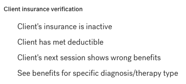 Insurance verification – Headway